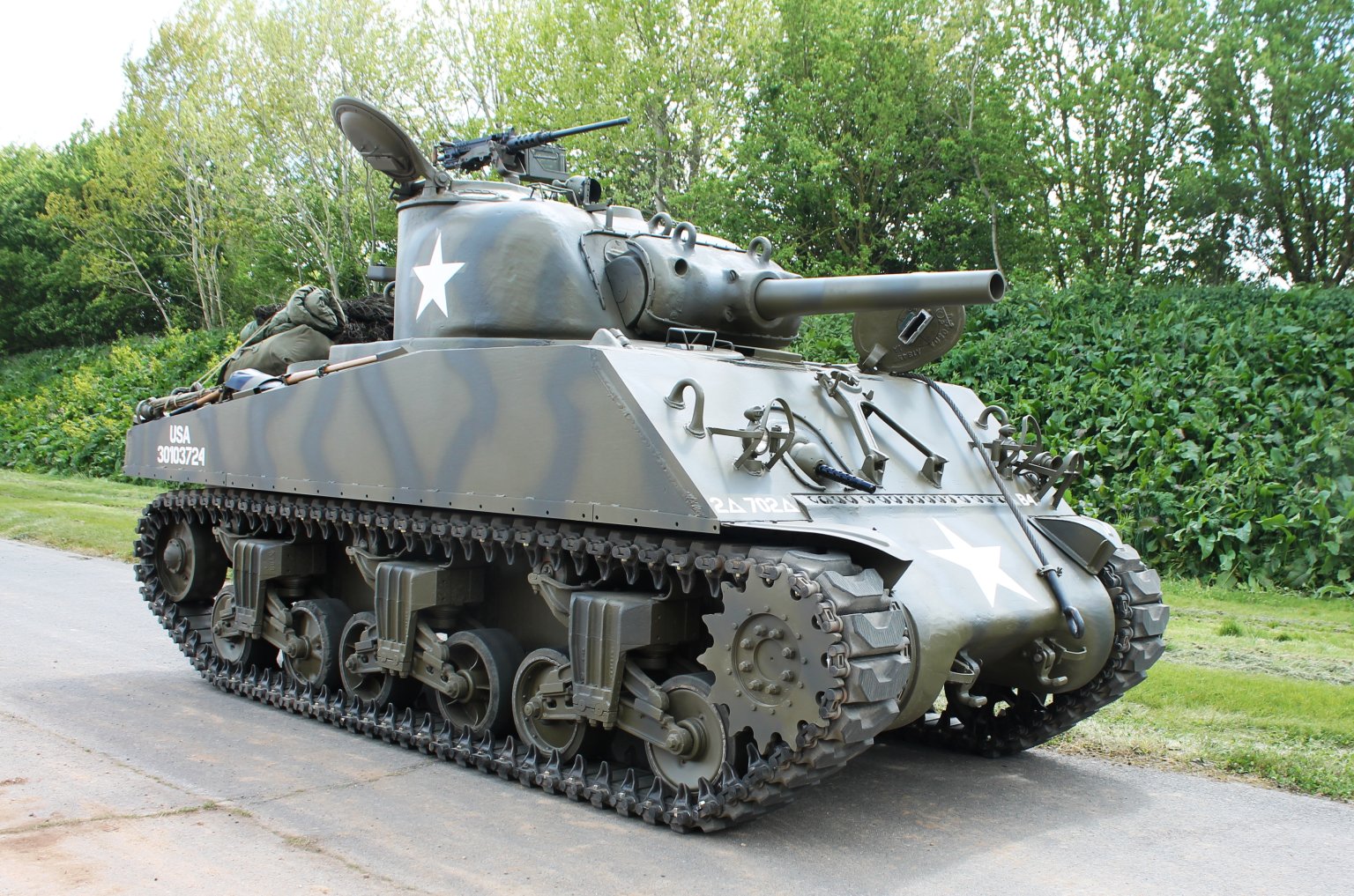 M4 Sherman "105" - Normandie été 1944 - Military classic vehicles