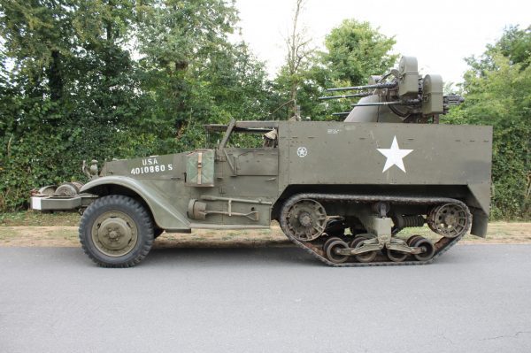 White Half Track M16 A1 - Sold - Military classic vehicles