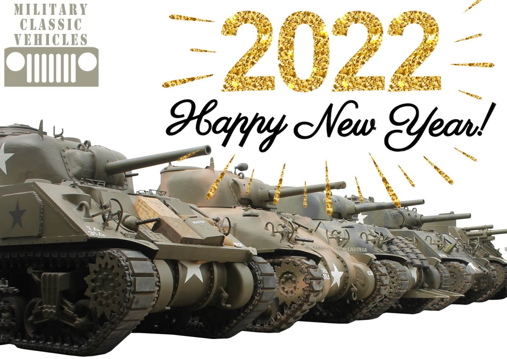 military new year - Military classic vehicles