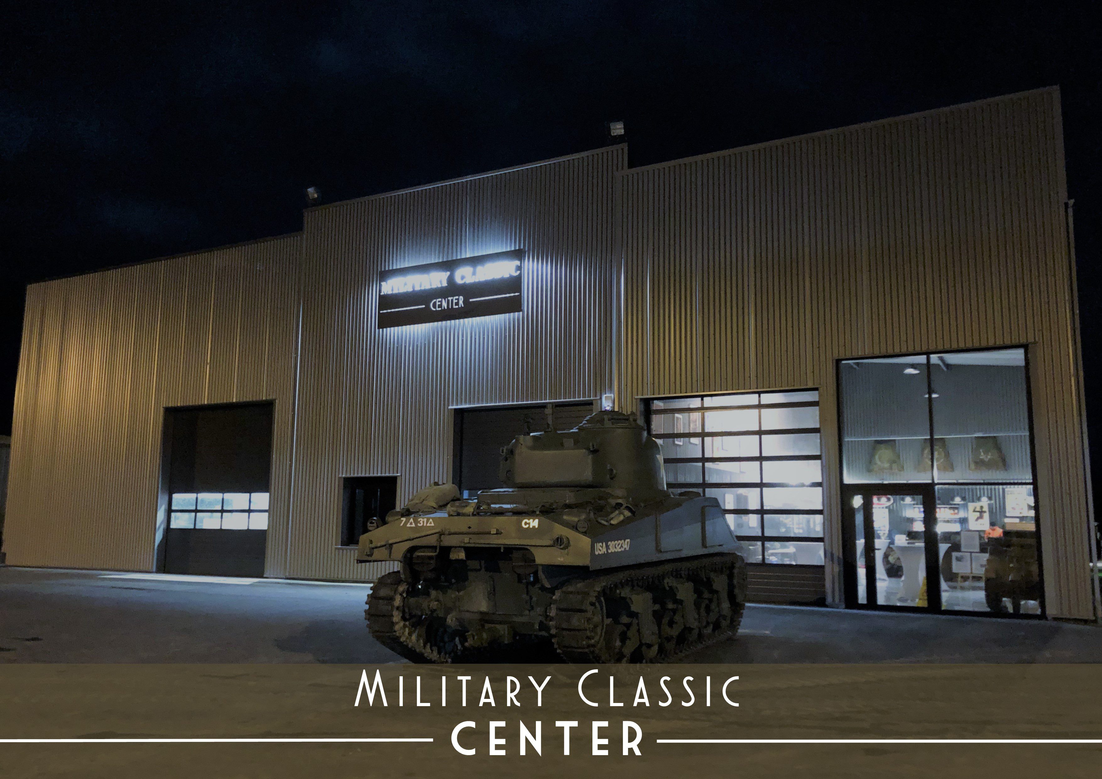 CENTER facade - Military classic vehicles
