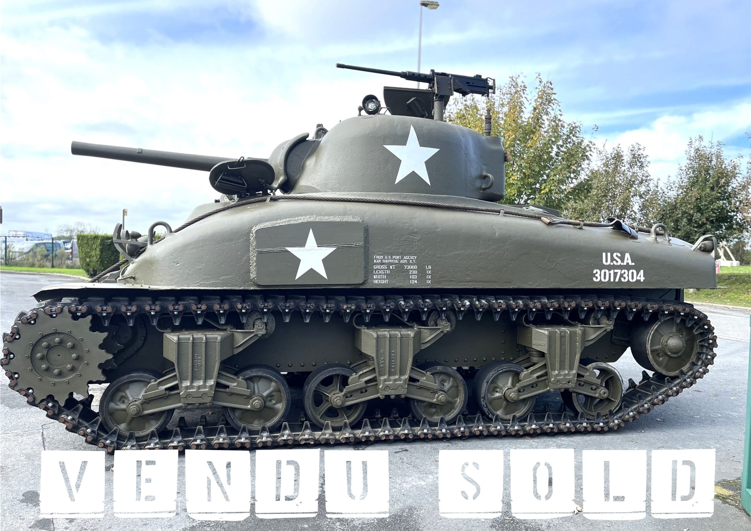 M4 A1 SHERMAN - Sold - Military classic vehicles