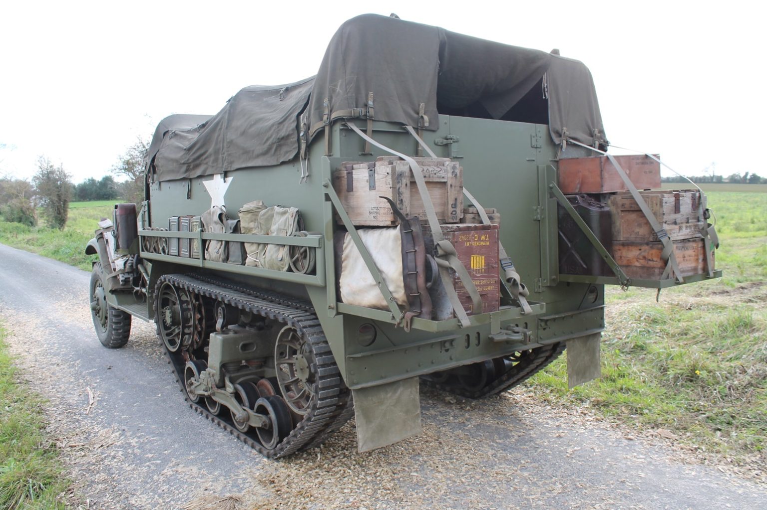 White M3 Half-Track -For sale - Military classic vehicles