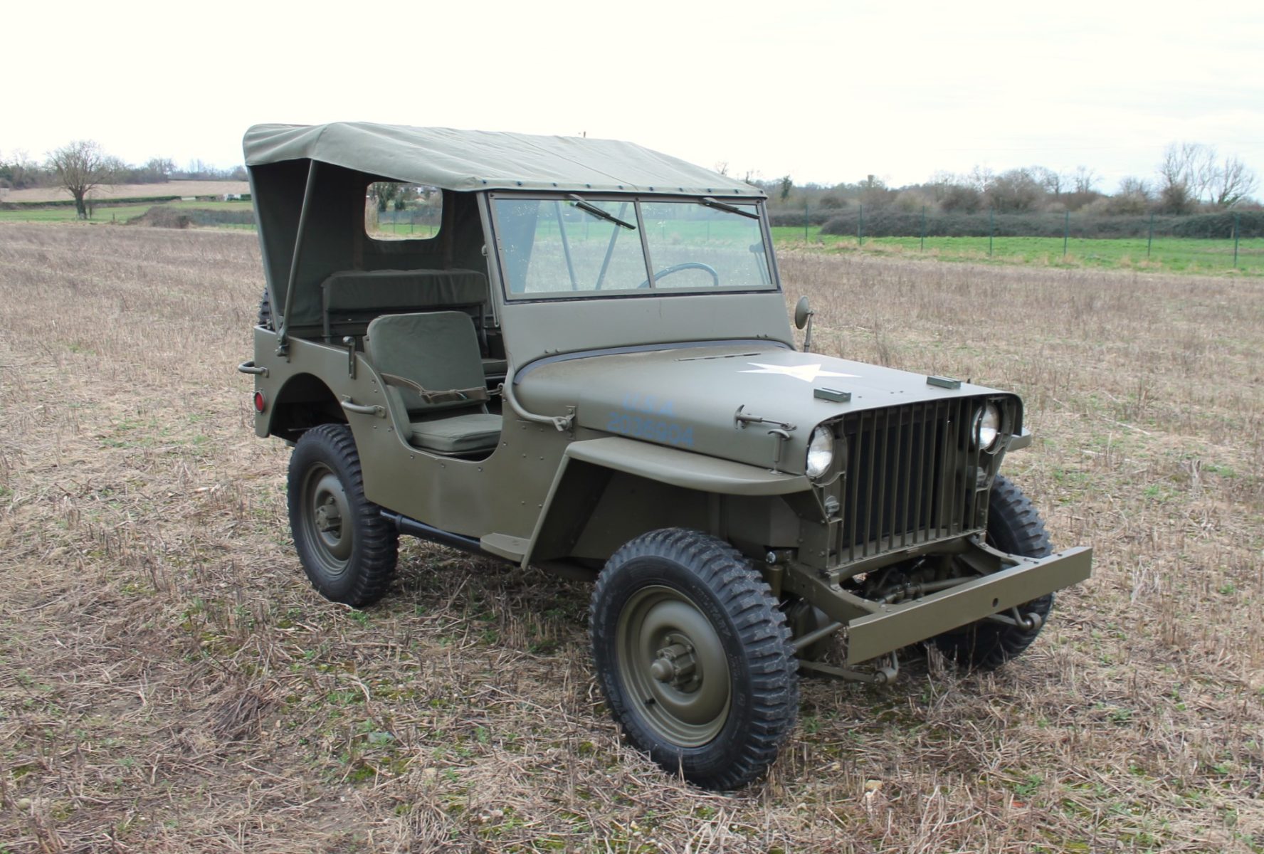 Jeep Willys MB early "slat grill" - Military classic vehicles