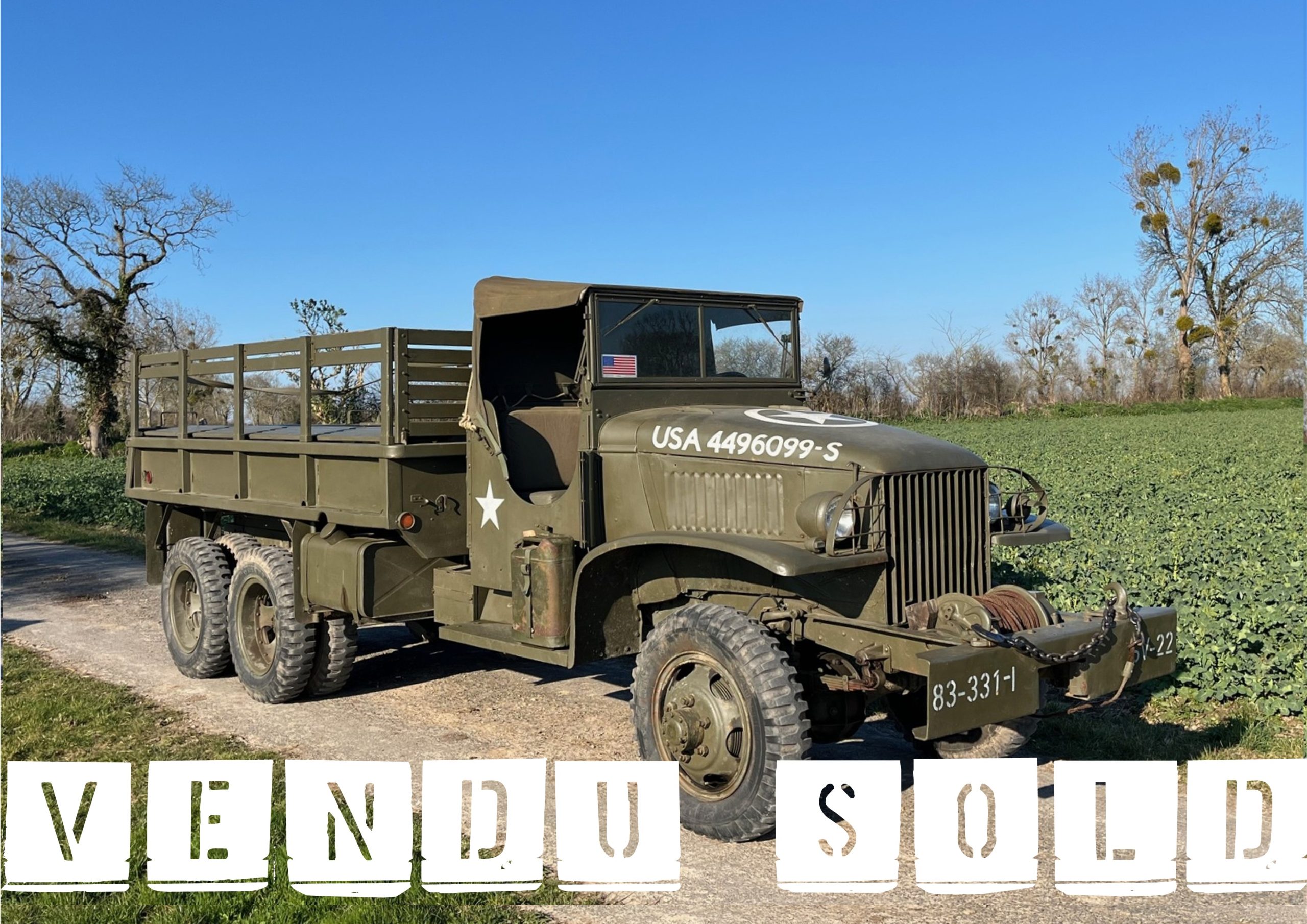 GMC CCKW 353 - Sold - Military classic vehicles