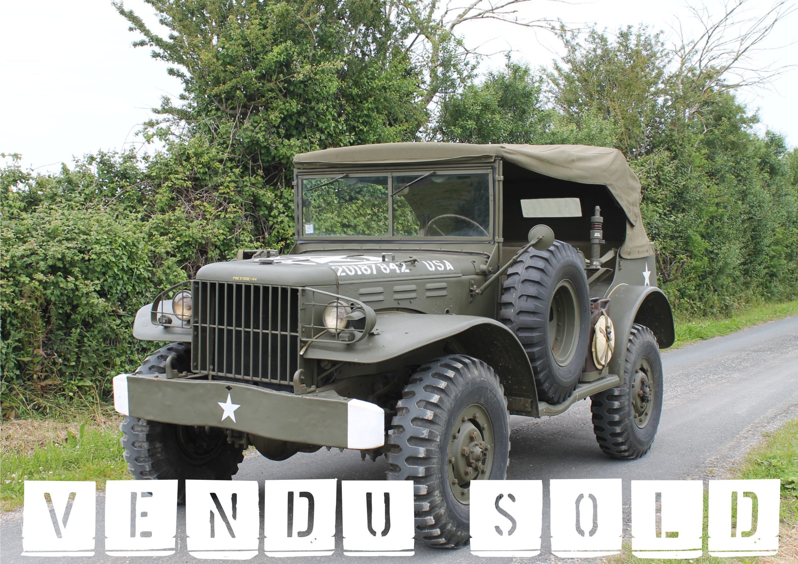 DODGE WC 56 Command Car-Sold - Military classic vehicles